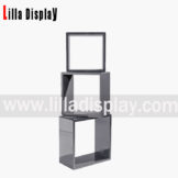 Retail store standing square MDF shelf cubes display DC002CW