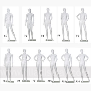 Lilladisplay economy female egghead mannequin F1