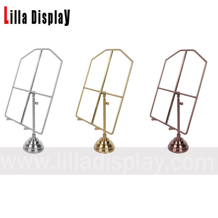 lilladisplay 3 chrome colors metal Shirts display stand SST01