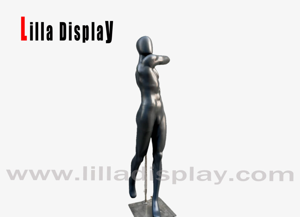 Lilladisplay-Playing golf mannequins