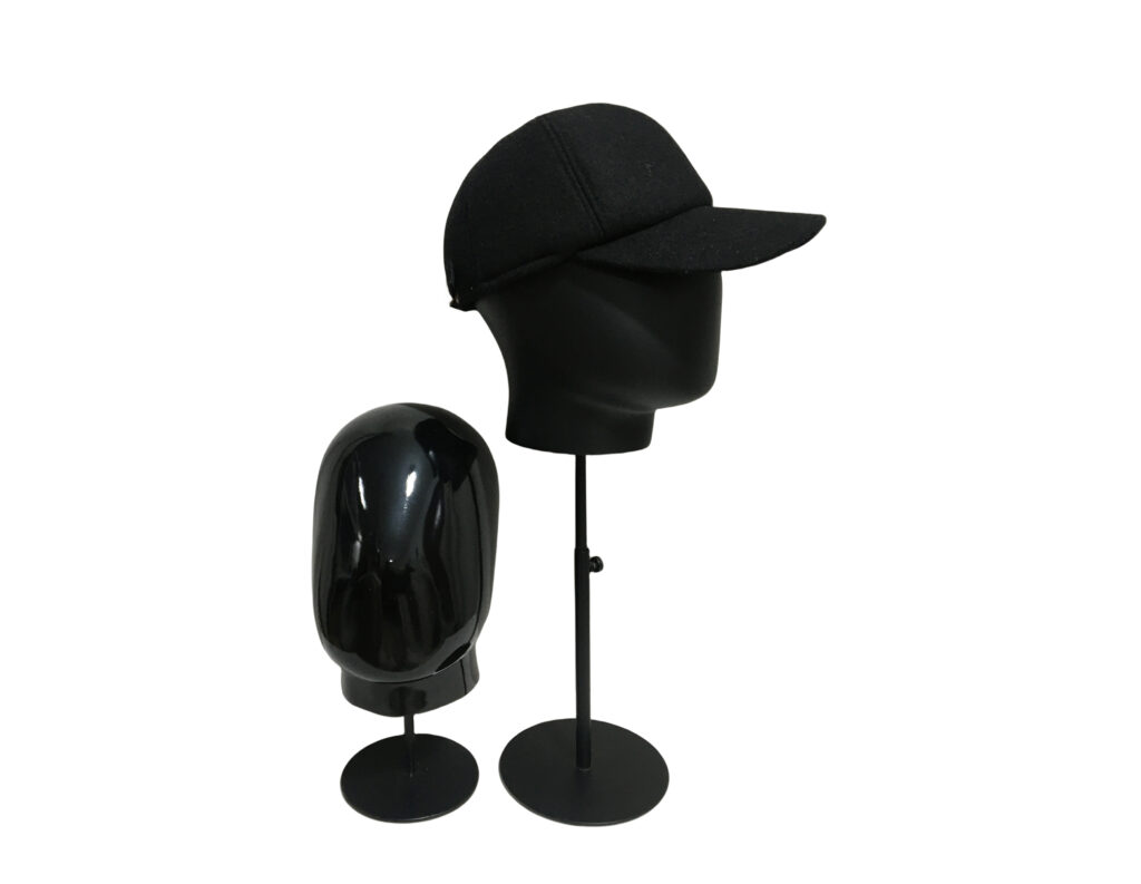 Man Hats Display Black Male Mannequin Head Trevor